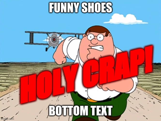 Peter Griffin running away - Imgflip