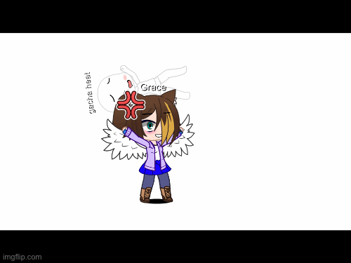 Gacha heat getting yeeted out of existence - Imgflip