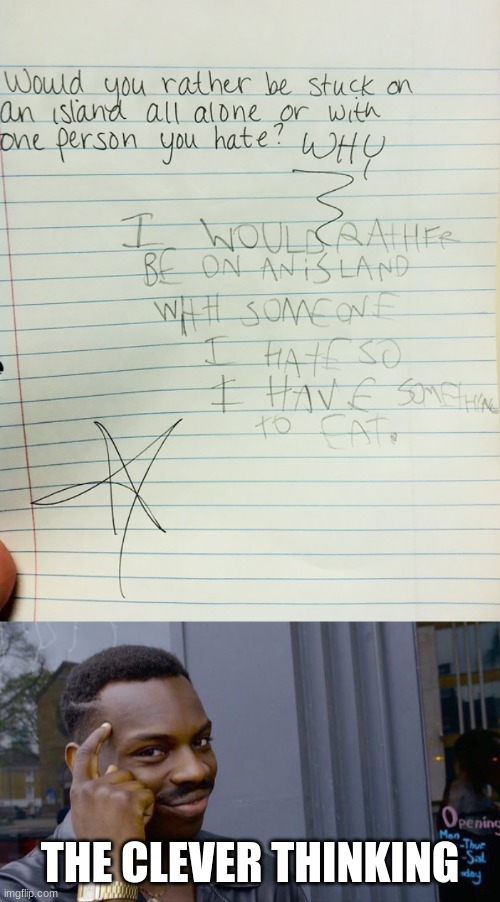 think about it... - Imgflip