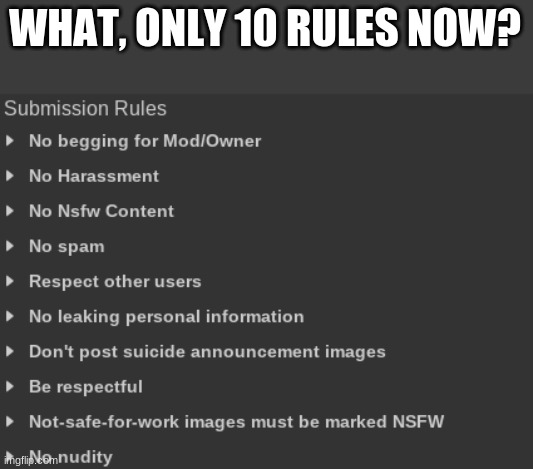 Simplify the rules lol - Imgflip