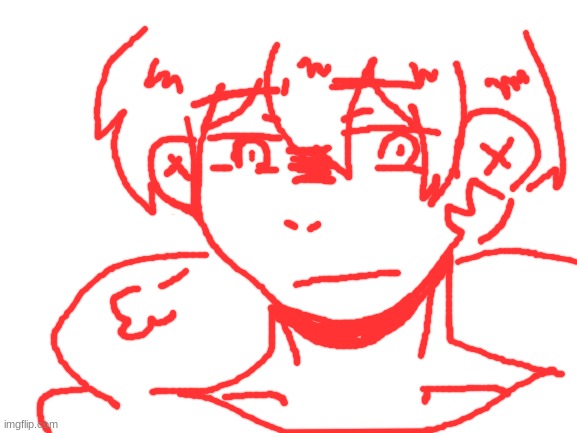 Me, who is drawing on a school laptop and has to use the flat mouse ...
