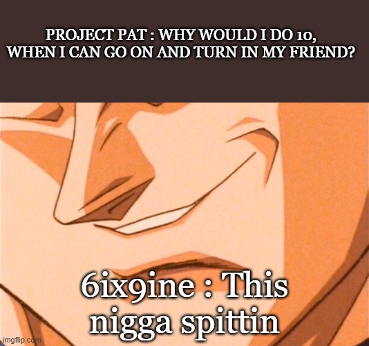 Vegeta spittin - Imgflip