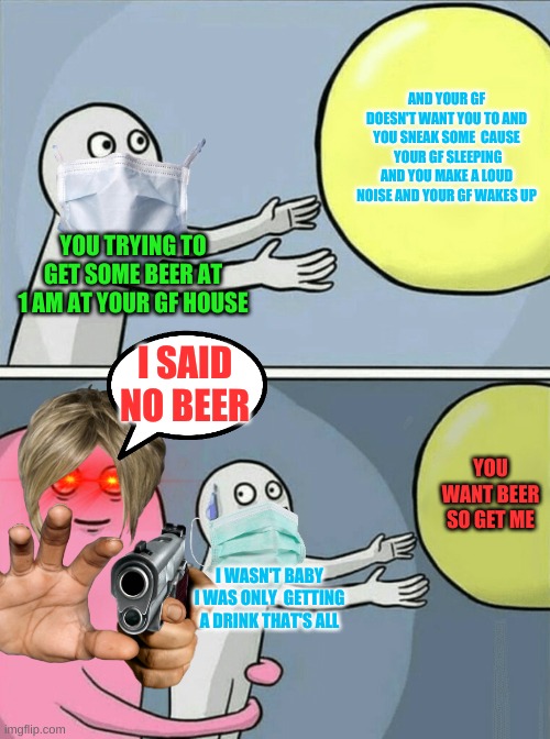 Running Away Balloon Meme - Imgflip