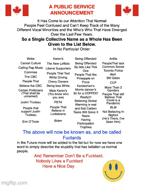 A PUBLIC SERVICE ANNOUNCEMENT - Imgflip