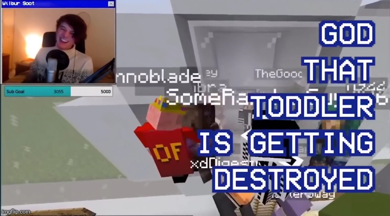 God that toddler is getting destroyed - Imgflip