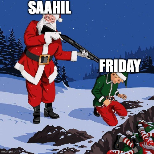 Santa Shooting Elf - Imgflip