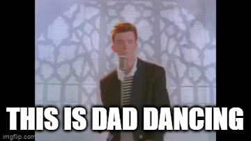 Dad dancing was a good one in the 80s, now it is cringe - Imgflip