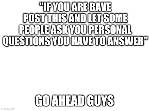 Blank White Template - Imgflip