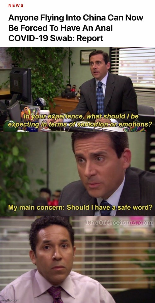 China Covid Anal Swab - Imgflip