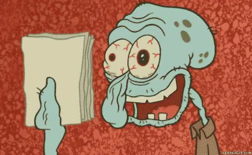 Tired Squidward Blank Template Imgflip