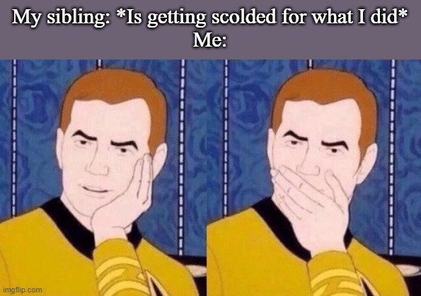 Sarcastically surprised Kirk - Imgflip