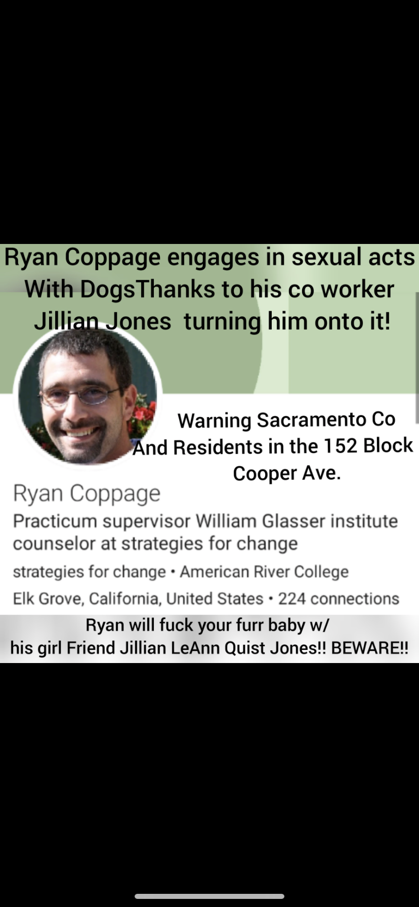 Ryan Coppage is confirmed to be into fucking dogs Blank Template - Imgflip