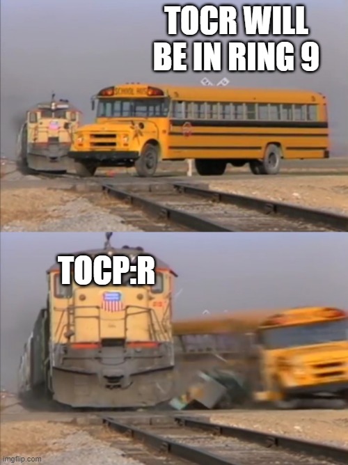 train crashes bus - Imgflip