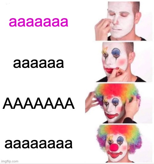 Clown Applying Makeup Meme - Imgflip