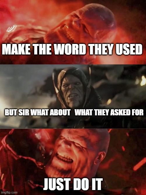 Thanos Rain Fire - Imgflip