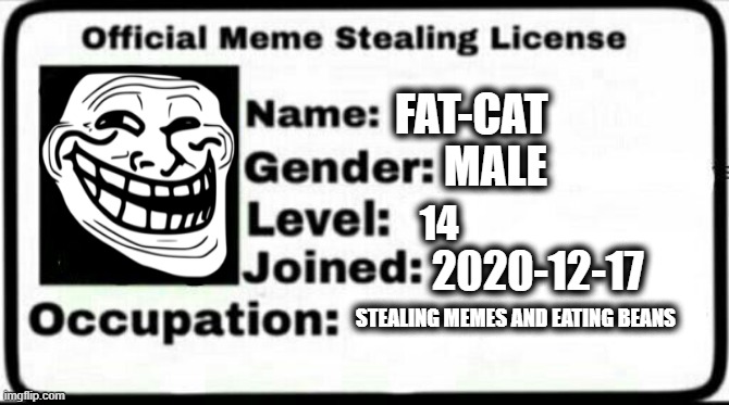 Meme Stealing License Imgflip