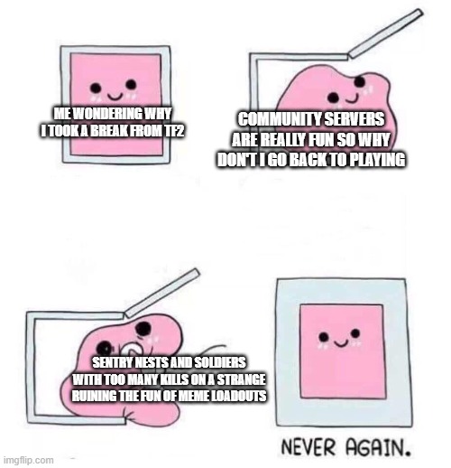 Never again - Imgflip