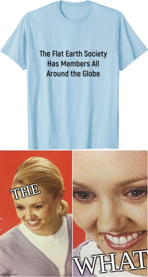The earth isn't flat, its obviously a cube - Imgflip
