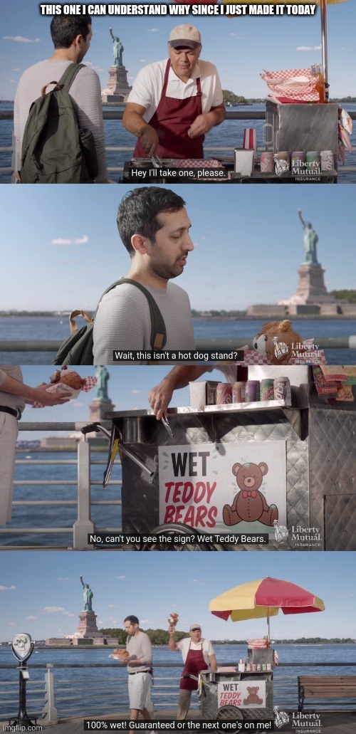 Wet teddy bears - Imgflip