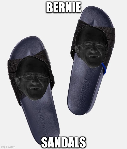 Bernie Sandals - Imgflip