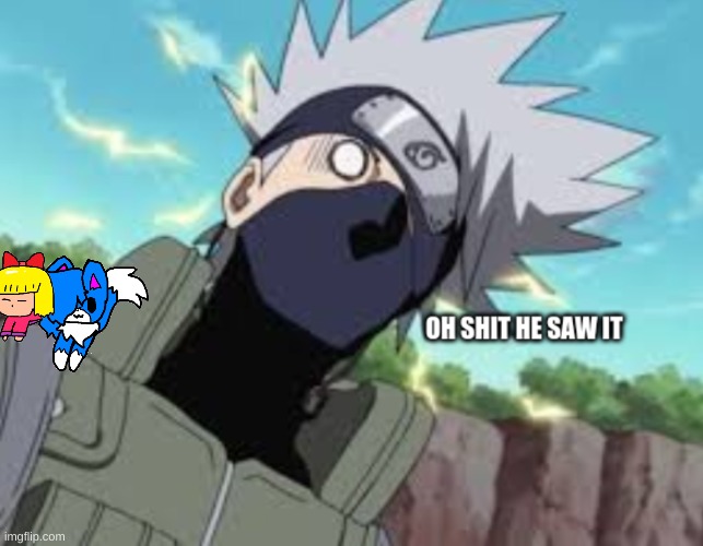 kakashi with shoulder cloud and shoulder paula - Imgflip