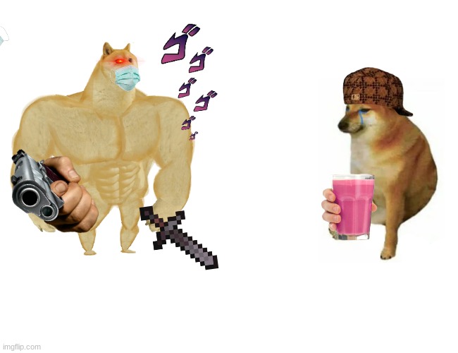Buff Doge vs. Cheems Meme - Imgflip