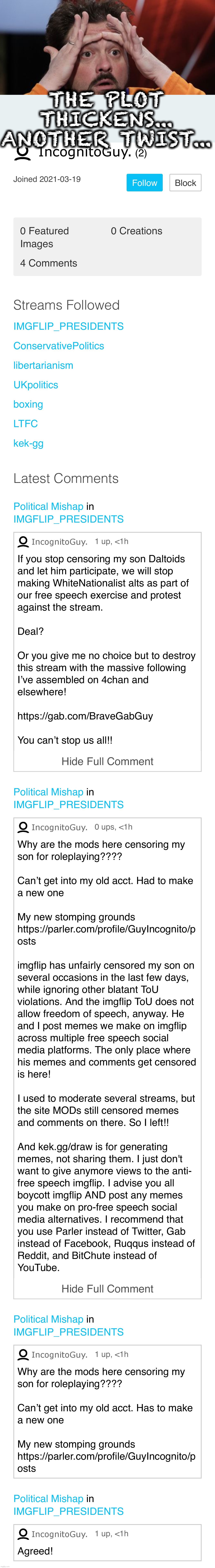 The plot thickens... - Imgflip