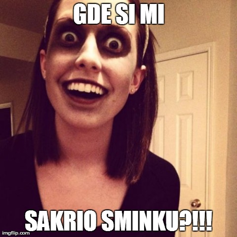 Zombie Overly Attached Girlfriend Meme - Imgflip