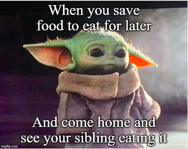 Sad Baby Yoda - Imgflip