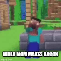 Image tagged in gifs,bacon,how do you do fellow kids,steve - Imgflip