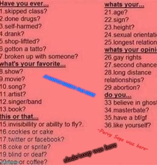 Get to know me - Imgflip