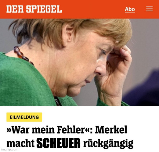 Merkels Fehler - Imgflip