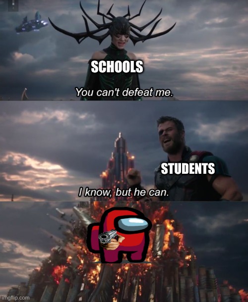 You can't defeat me - Imgflip