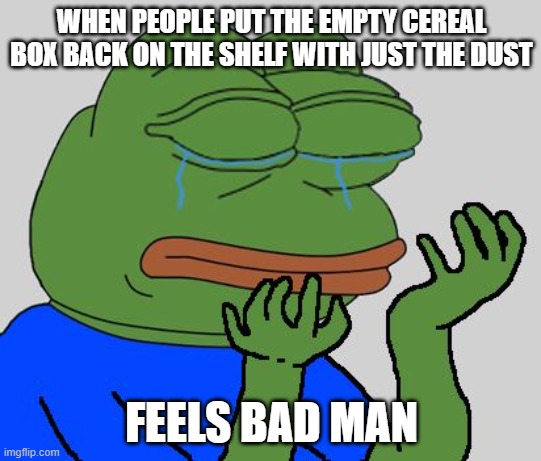 pepe cry - Imgflip