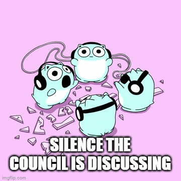 the council is discussing - Imgflip