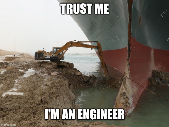 Ever Given and Crane - Imgflip