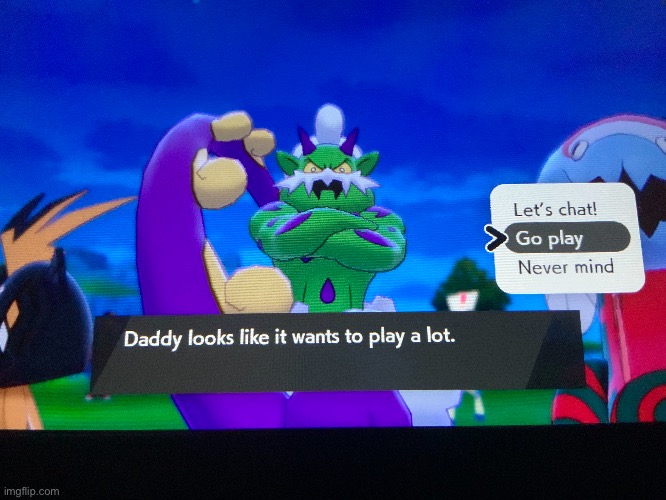 Why did I name him that. - Imgflip