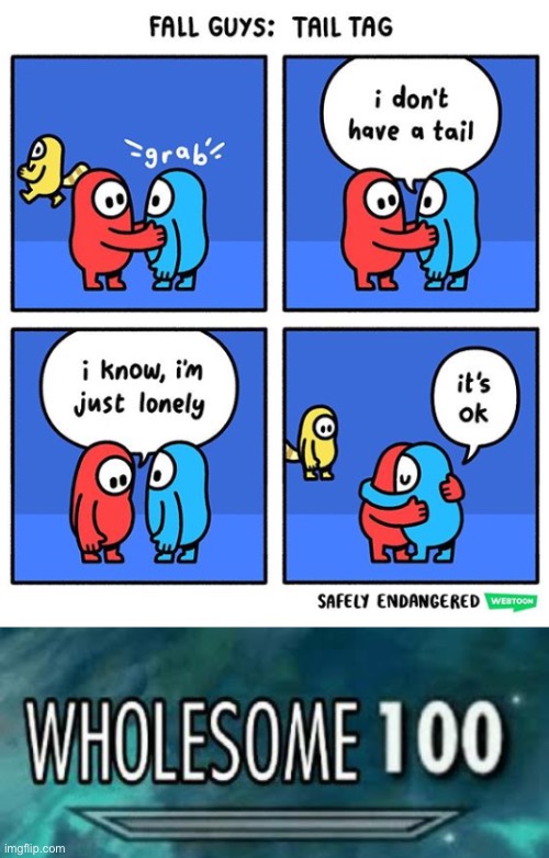 Image tagged in wholesome 100 - Imgflip