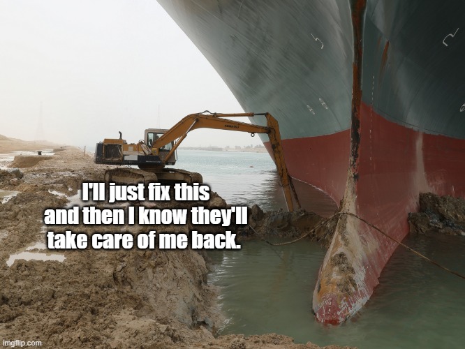 Ever Given and Crane - Imgflip