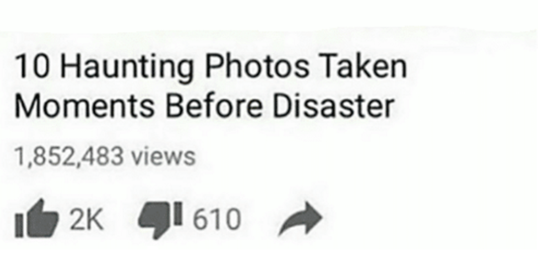 Top 10 Photos Taken Seconds Before Disaster Template Cha cha rhythm 