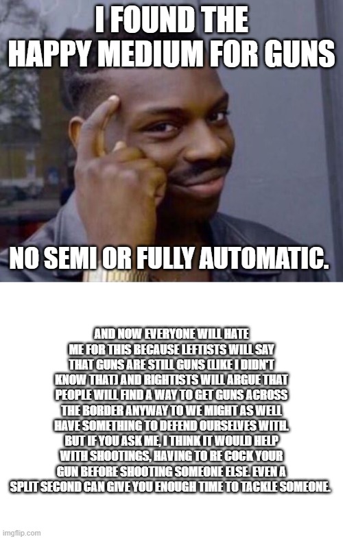 Image tagged in black guy pointing at head,blank white template - Imgflip