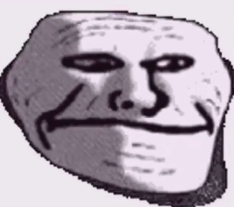 Troll Face Sad Blank Template Imgflip