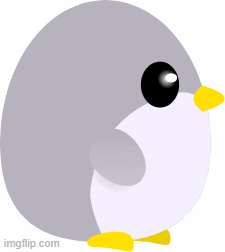 Image tagged in gifs,penguin,kawaii,cute,funny meme,nekopyon - Imgflip