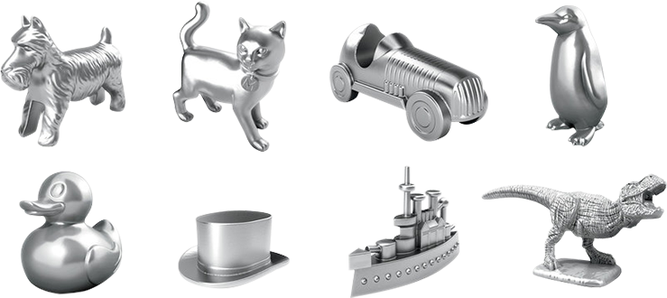 Monopoly Tokens Blank Template Imgflip