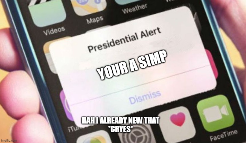 Presidential Alert Meme - Imgflip