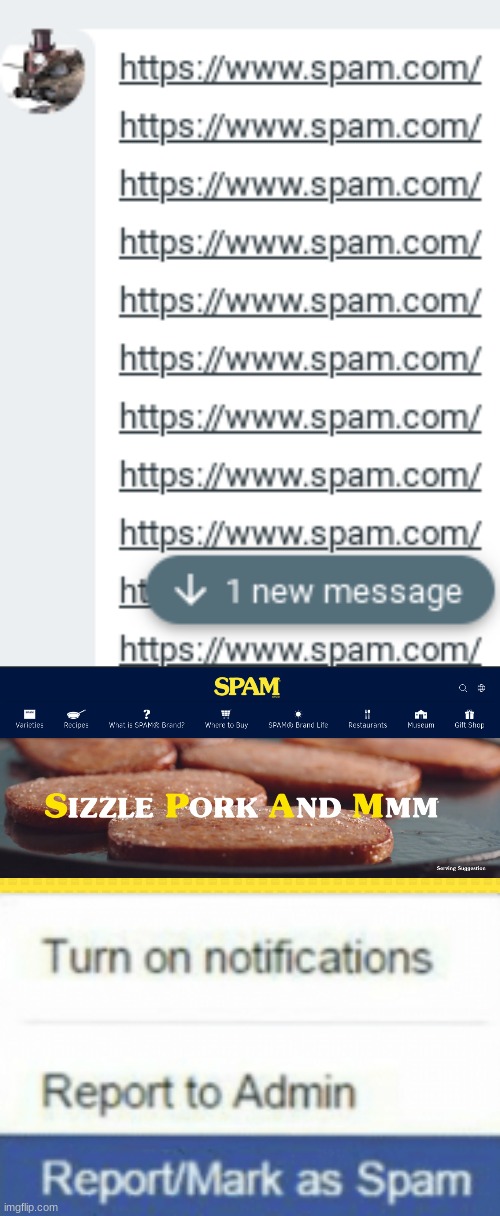spam >:( - Imgflip