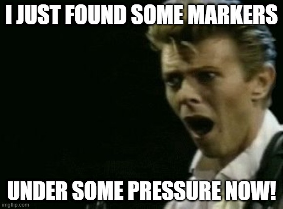 Offended David Bowie - Imgflip