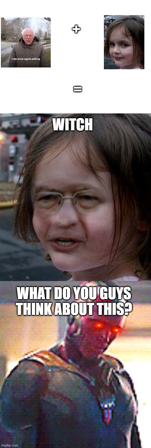 Bernie Disaster Girl Imgflip