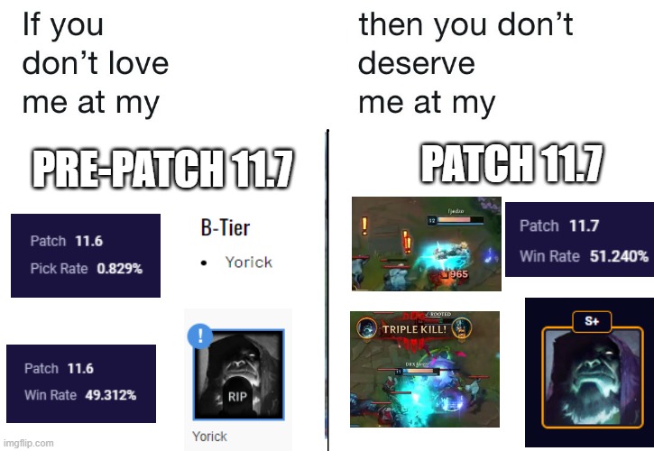 If you don't love me at my - Imgflip