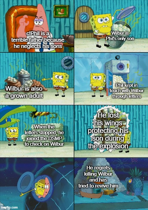 Spongebob shows Patrick Garbage - Imgflip